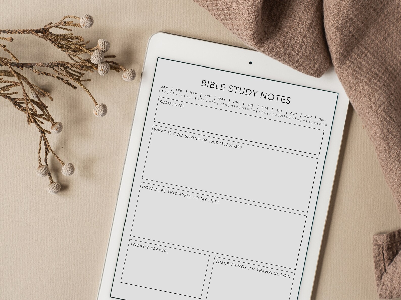 Bible Study Notes - Digital & Printable - Letter, A4, A5 - Goodnotes ...