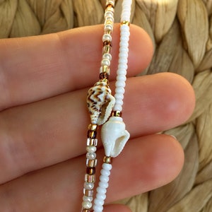 Shell Choker Necklace, Beach Choker, White Choker Necklace, Choker ...