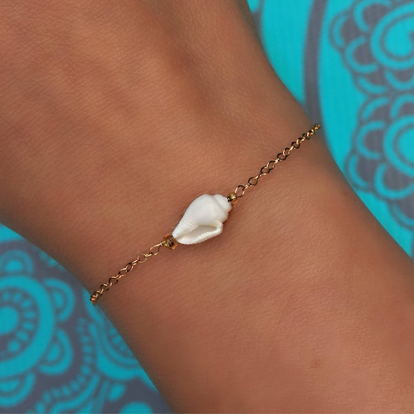 Seashell Bracelet - Etsy