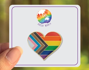 Progressive Flag Pin - Etsy