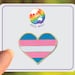TRANSGENDER Heart Pin/brooch/badge - LGBT - Etsy