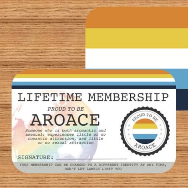 Lgbt Lifetime Membership Cards - Etsy