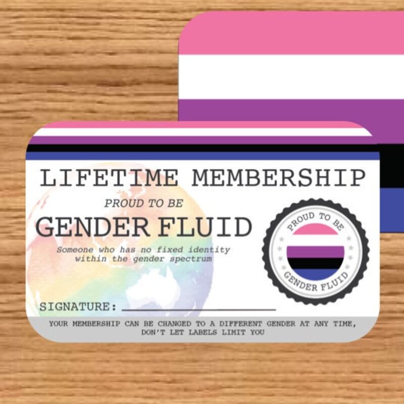 Gender Fluid - Etsy