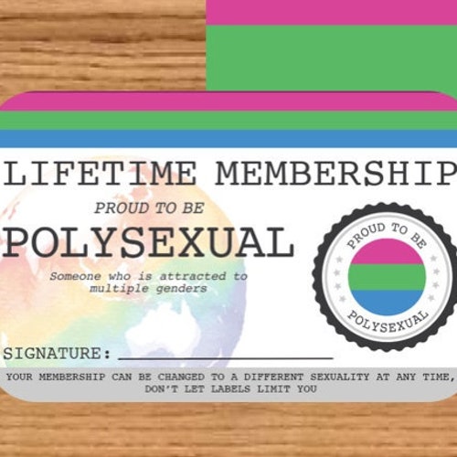 NON BINARY Lifetime Membership Card Gay Pride Card LGBT - Etsy Canada