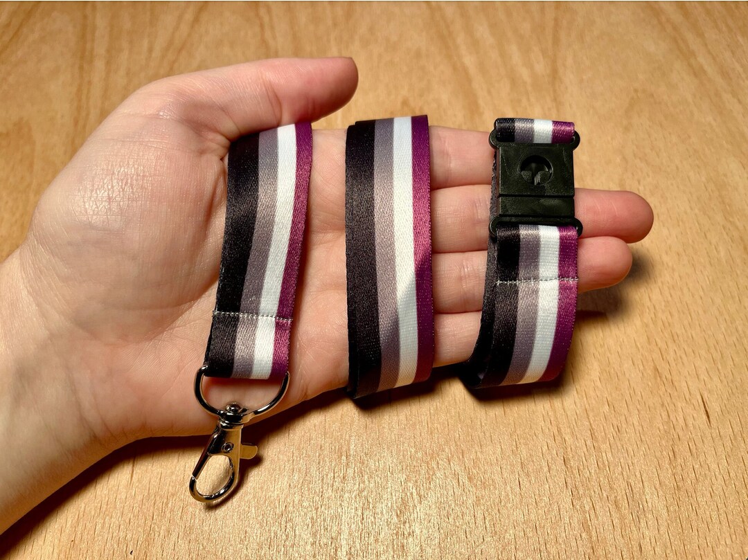 ASEXUAL - LGBT+ Themed Lanyards - Pride - Keyring - Card Holder - Etsy
