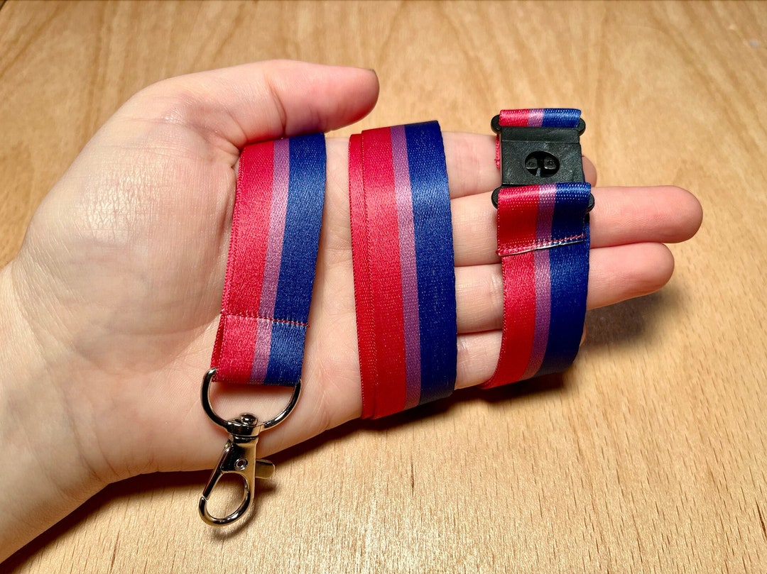 BISEXUAL - LGBT+ Themed Lanyards - Pride - Keyring - Card Holder - Etsy