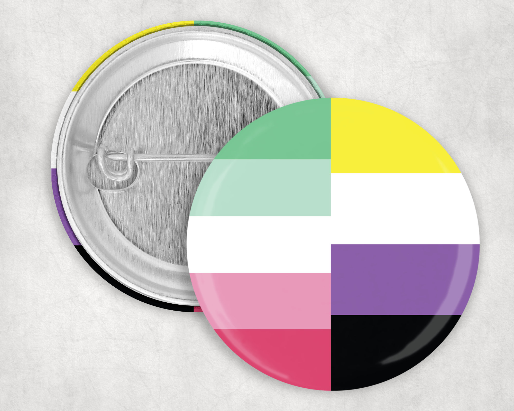 Double Identity LGBTQIA Badges 1.25 32mm Gay Pride - Etsy Australia