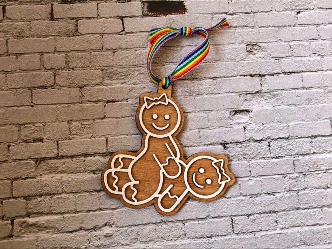 Naughty Lesbian Gingerbread Cookie LGBT Christmas Tree - Etsy
