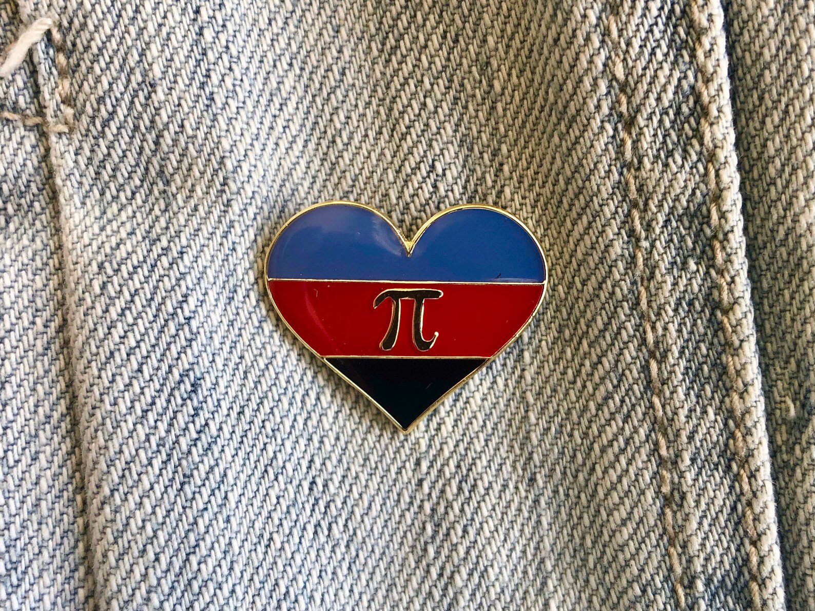 POLYAMOROUS Heart Pin/brooch/badge - LGBT - Etsy