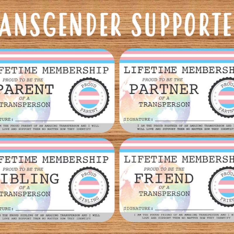 Trans Birthday Card - Etsy