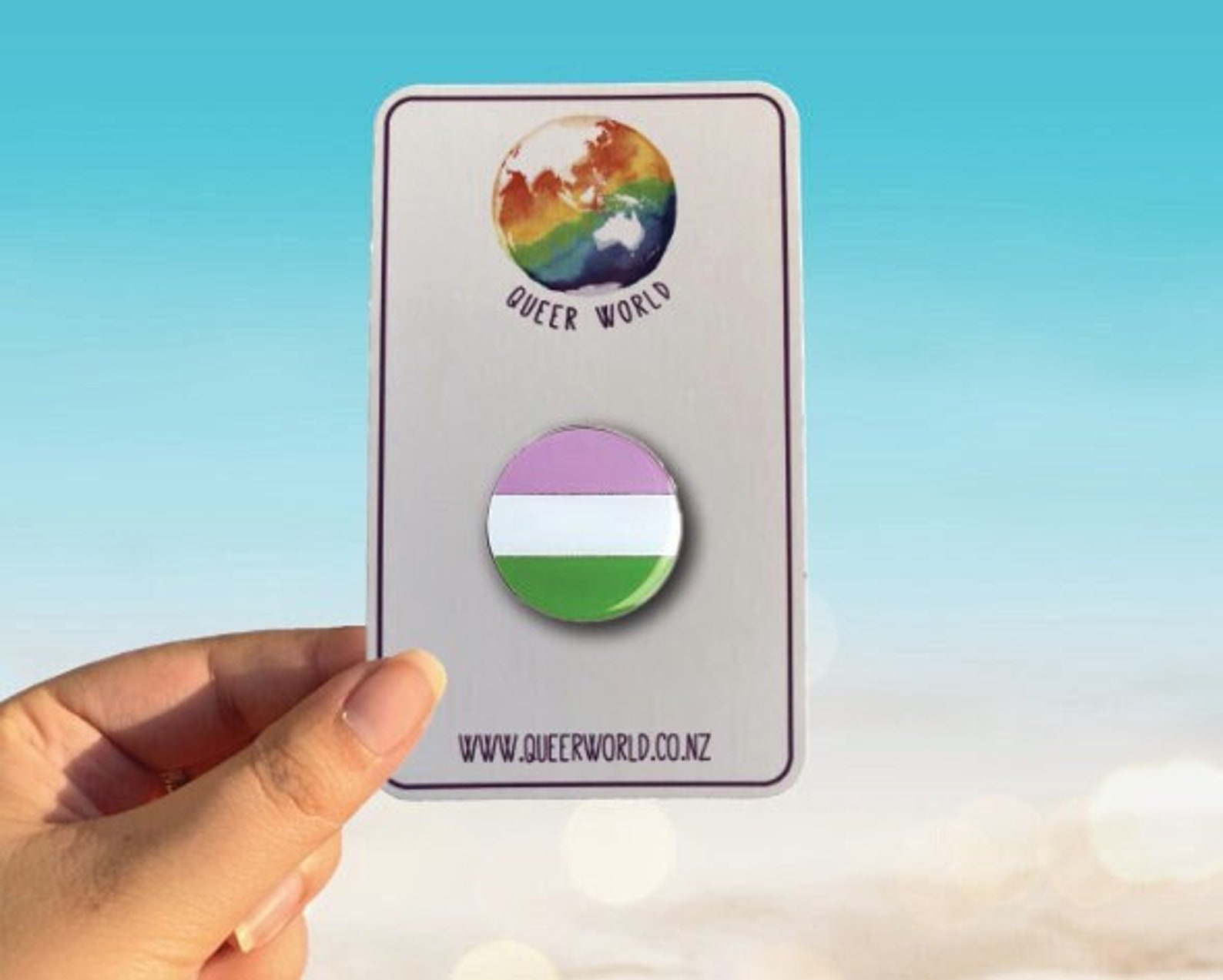 GENDERQUEER CIRCLE Pin/brooch/badge LGBT | Etsy