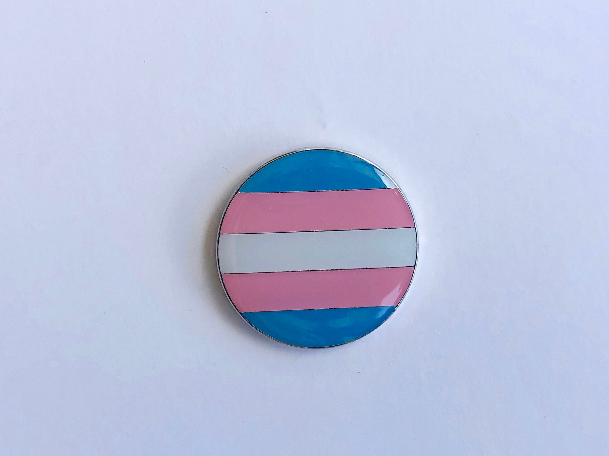 TRANSGENDER CIRCLE pin/brooch/badge LGBT | Etsy