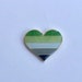 AROMANTIC Heart Pin/brooch/badge LGBT - Etsy