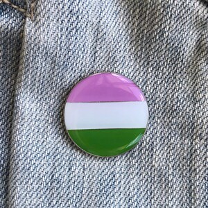 GENDERQUEER CIRCLE Pin/brooch/badge - LGBT - Etsy