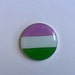 GENDERQUEER CIRCLE Pin/brooch/badge LGBT - Etsy