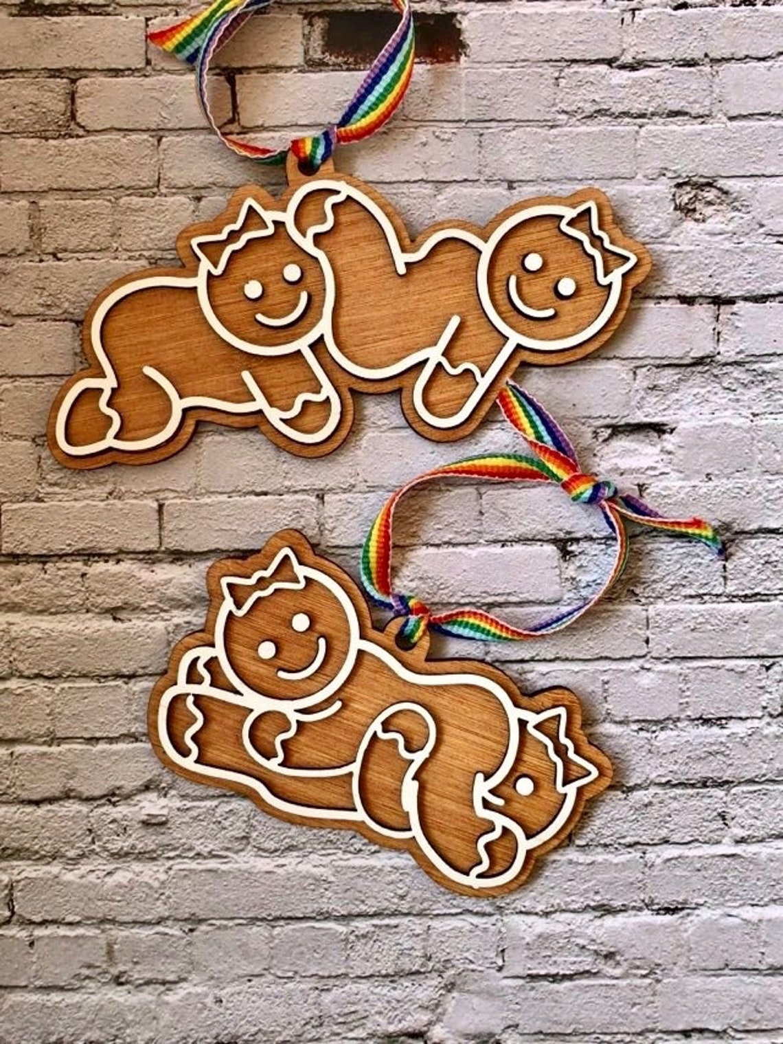 Naughty Lesbian Gingerbread Cookie LGBT Christmas Tree - Etsy