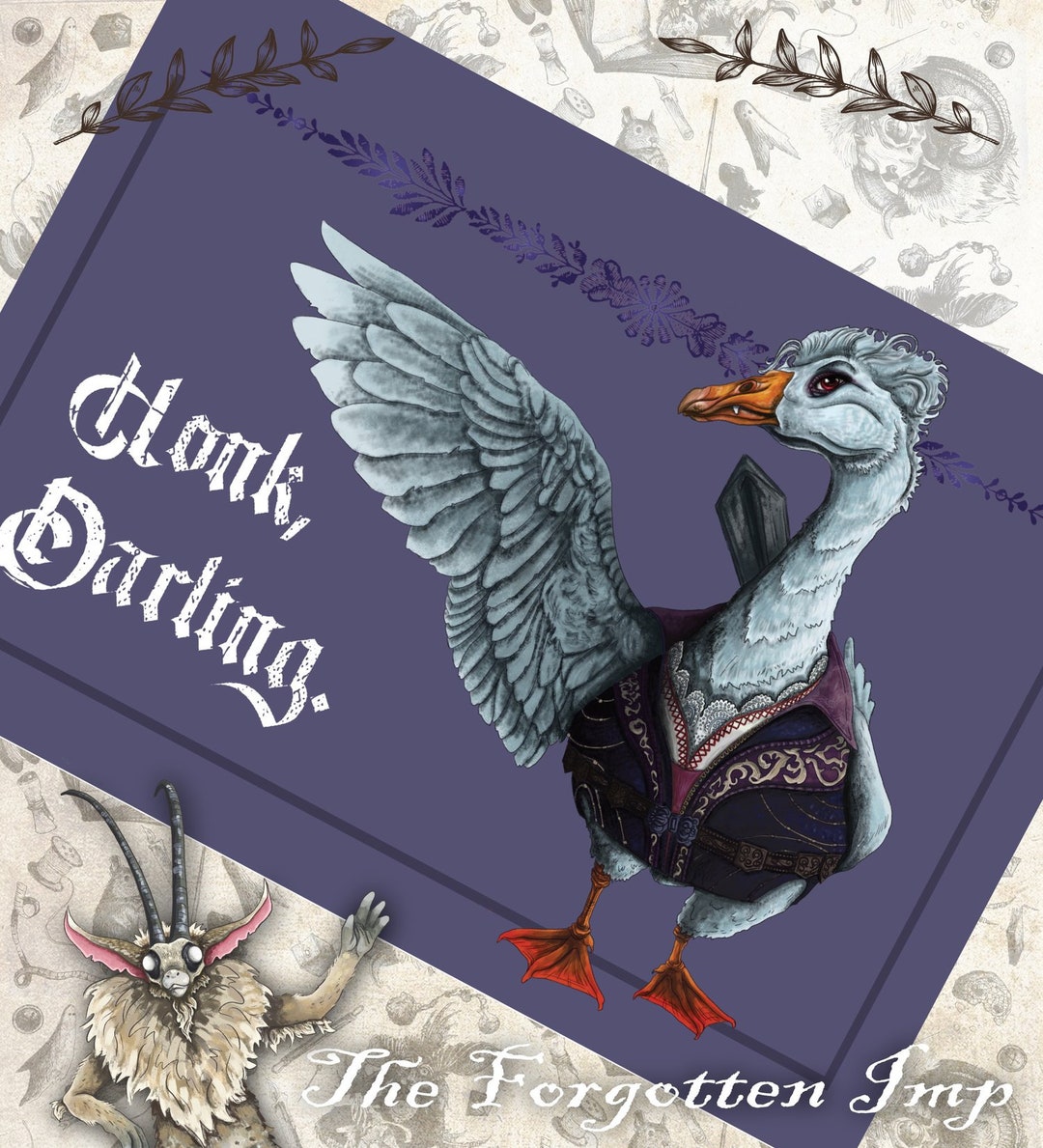 Goosestarion Astarion Vampire Goose Baldurs Gate 3 A5 Print - Etsy