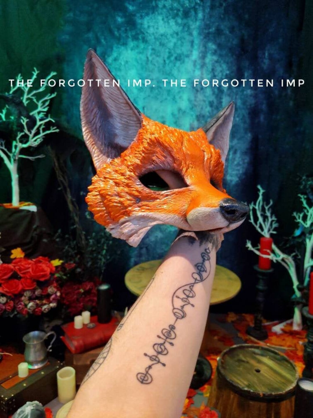 CUSTOM Made to Order Fox Resin Mask. for Masquerade, Larp, Cosplay ...