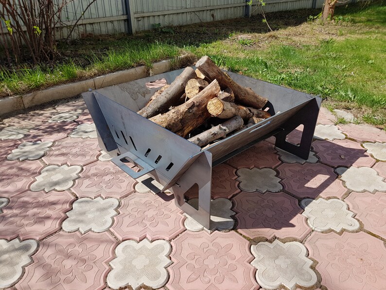 Fire Pit Collapsible DXF files for Cnc Laser or Plasma CUT | Etsy