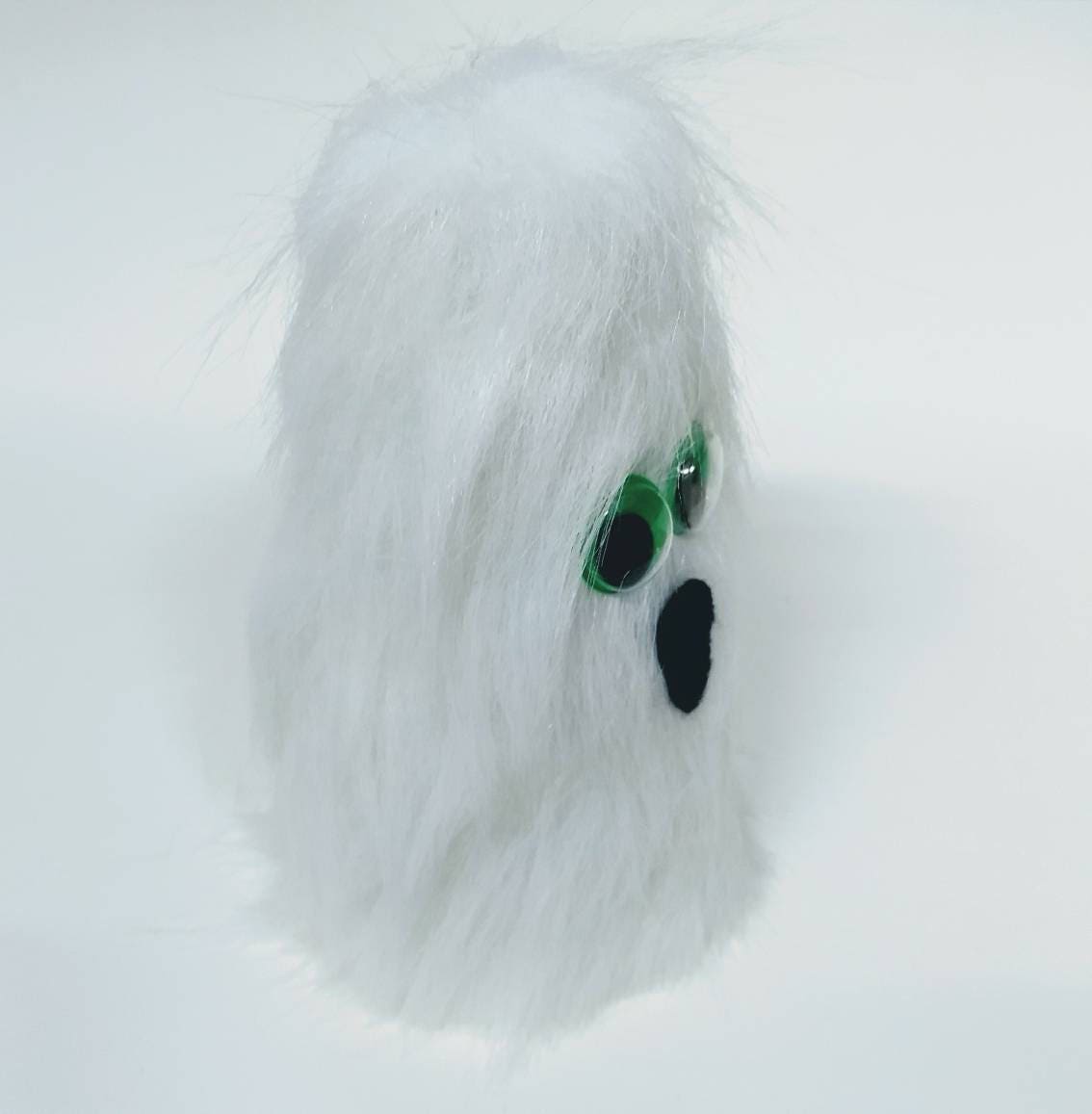 Spooky White Fuzzy Ghost Halloween Decoration - Etsy