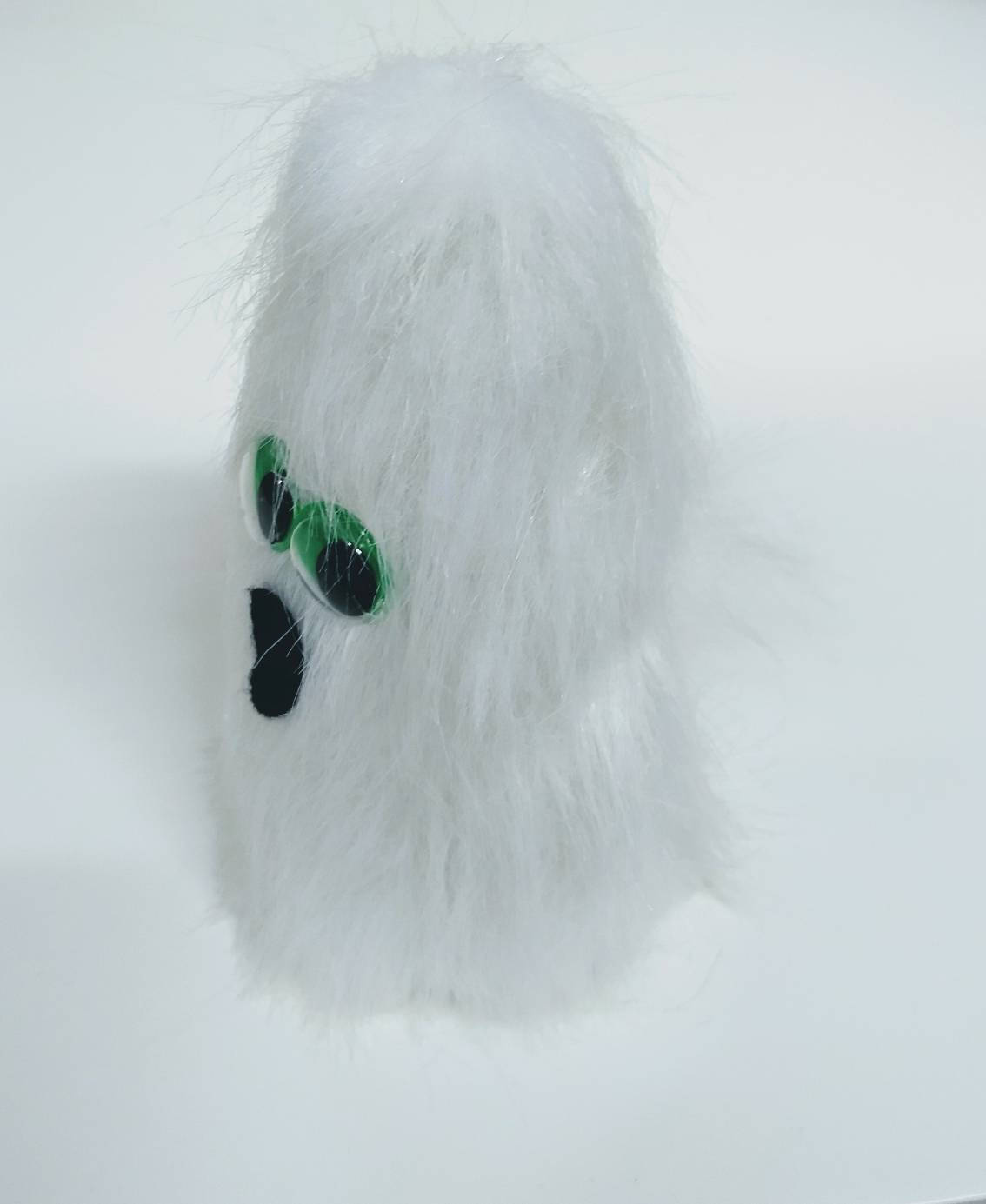 Spooky White Fuzzy Ghost Halloween Decoration - Etsy
