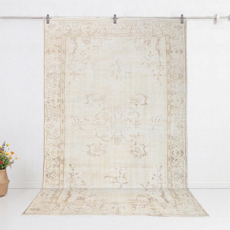 Vintage Faded Runner Rug - Etsy