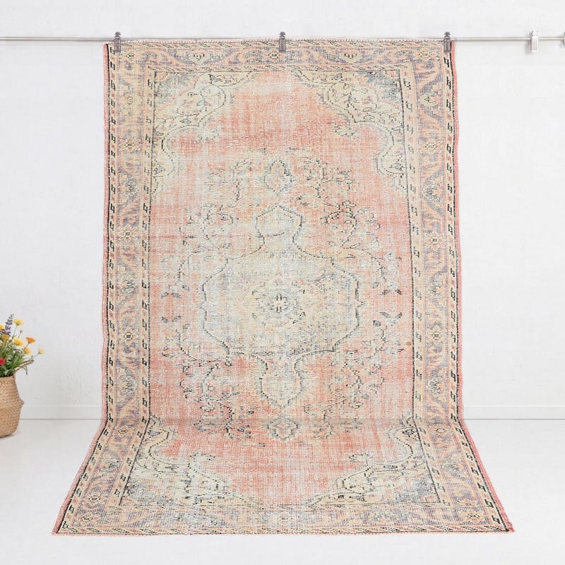 Faded Terracotta Oushak - Etsy