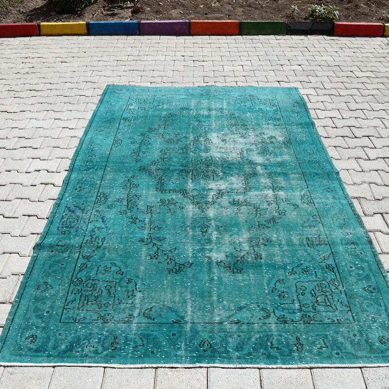 Turquoise Rug - Etsy
