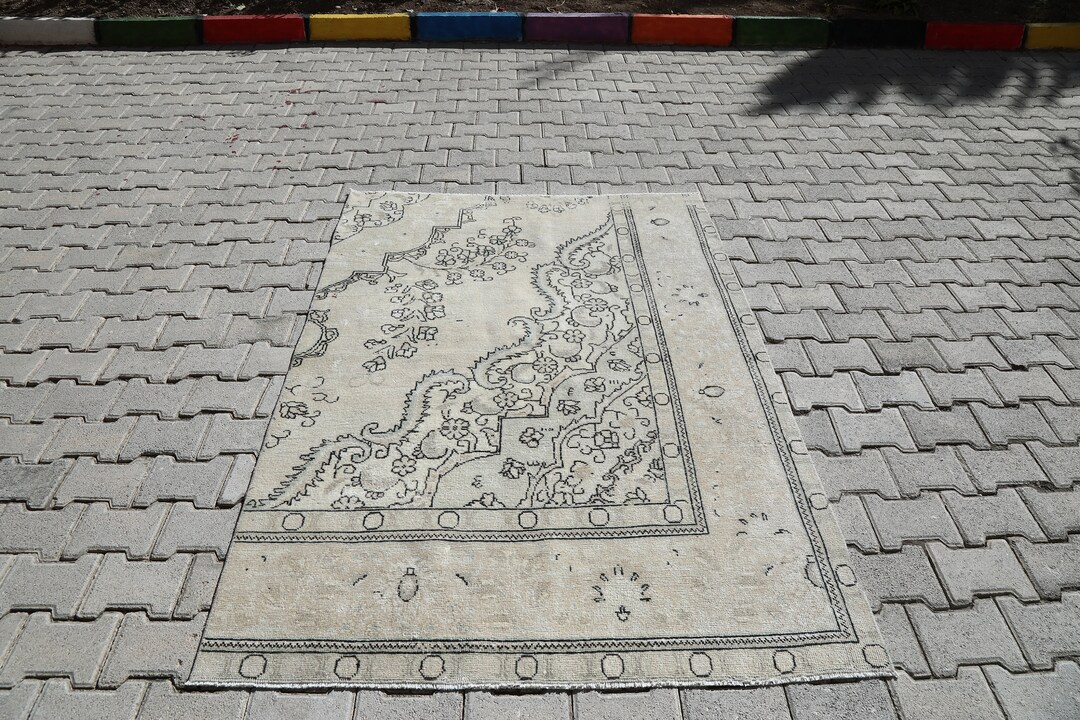 5x6 Rug, 5x6 Turkish Rug, 5x6 Vintage Rug, Small Area Rug, Entryway Rug ...