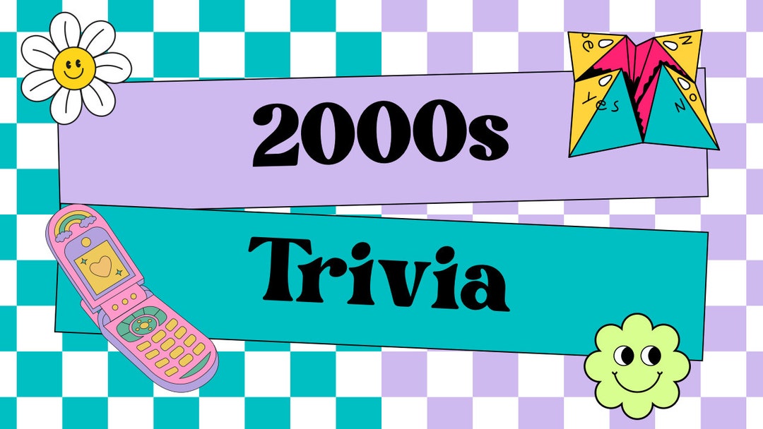 2000s TRIVIA GAME | Pub Quiz Trivia | Instant Download | 5 Rounds, 55 ...