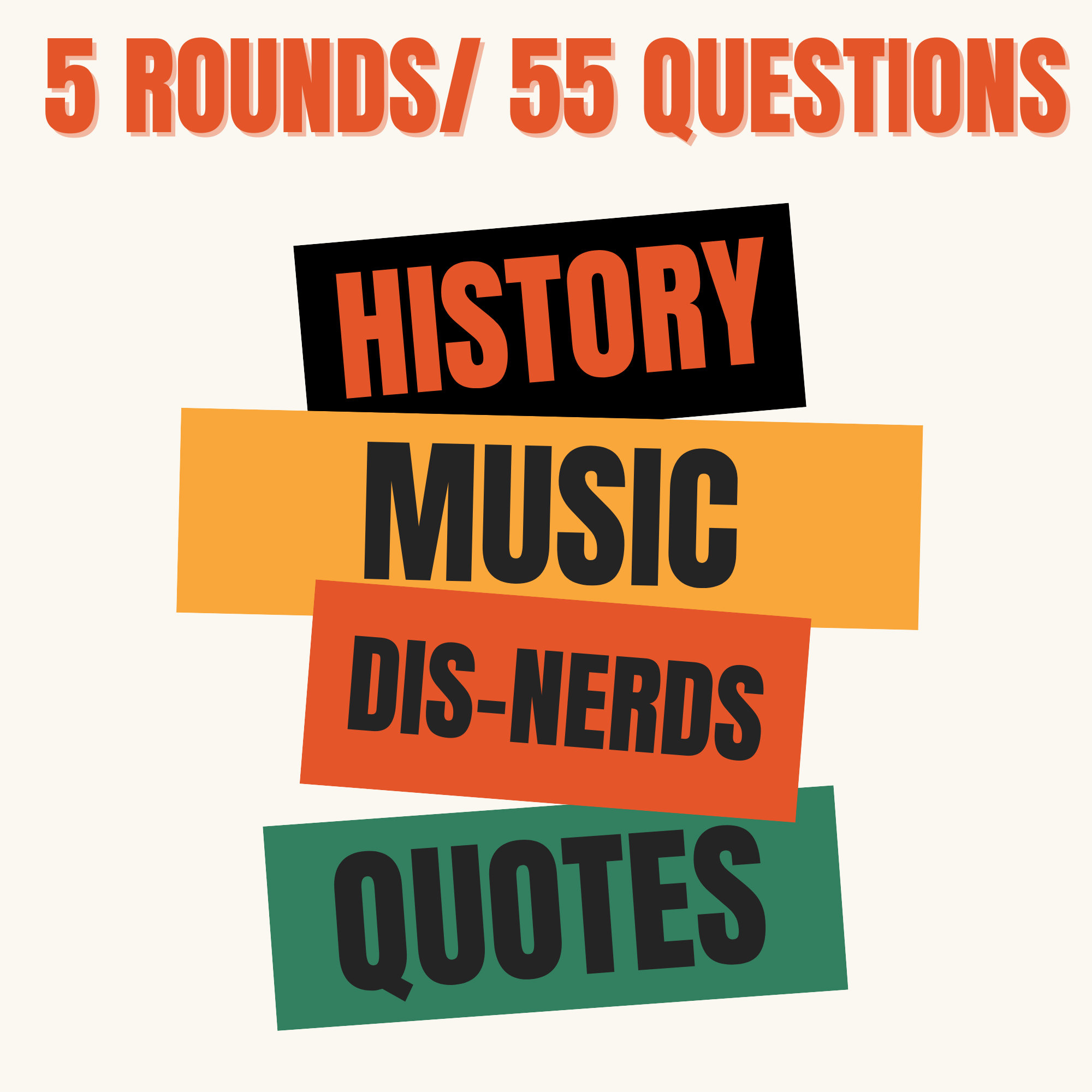 BLACK HISTORY TRIVIA Game | Instant Download | 5 Rounds, 55 Questions ...