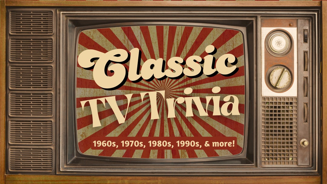 CLASSIC TV Trivia Game | Pub Quiz Trivia | Instant Download | 5 Rounds ...