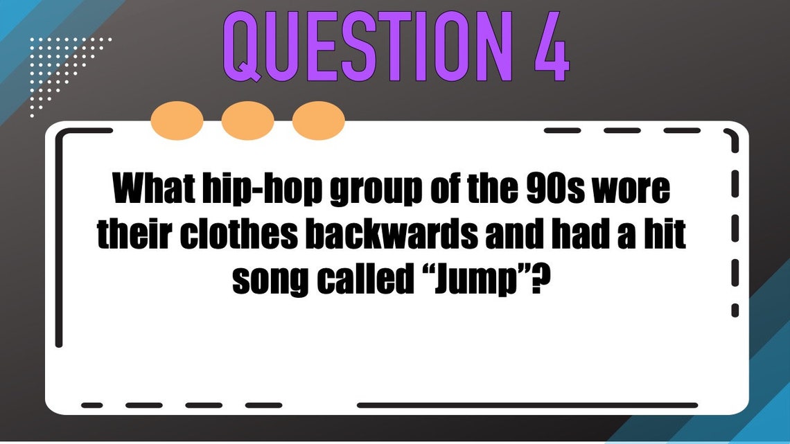90s TRIVIA Trivia Game Pub Quiz Trivia Instant Download 5 Rounds, 55 ...