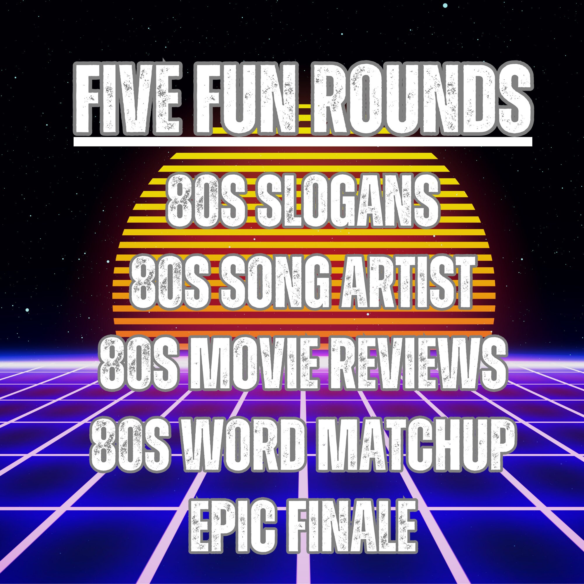 80s TRIVIA Trivia Game | Pub Quiz Trivia | Instant Download | 5 Rounds ...
