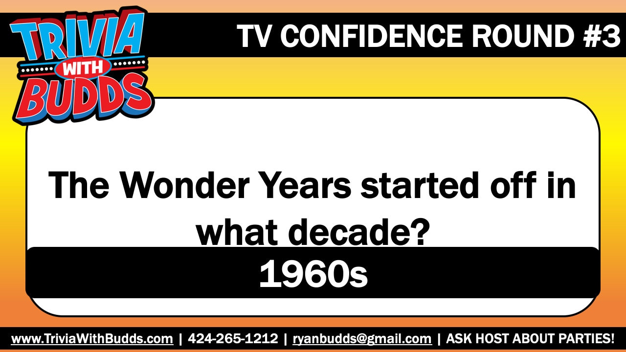 CLASSIC TV Trivia Game | Pub Quiz Trivia | Instant Download | 5 Rounds ...