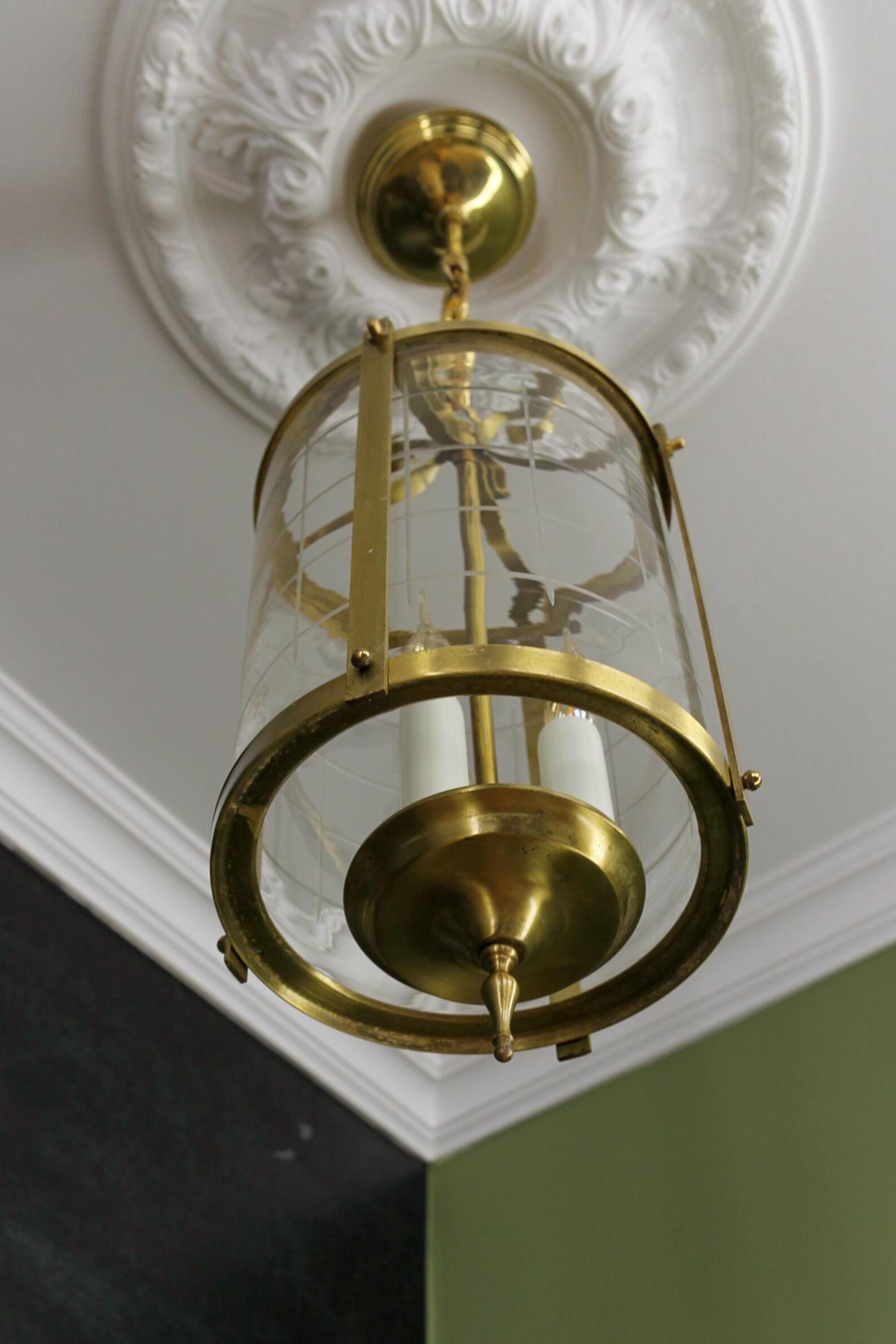 French Round Hanging Lantern, 1920s - Etsy