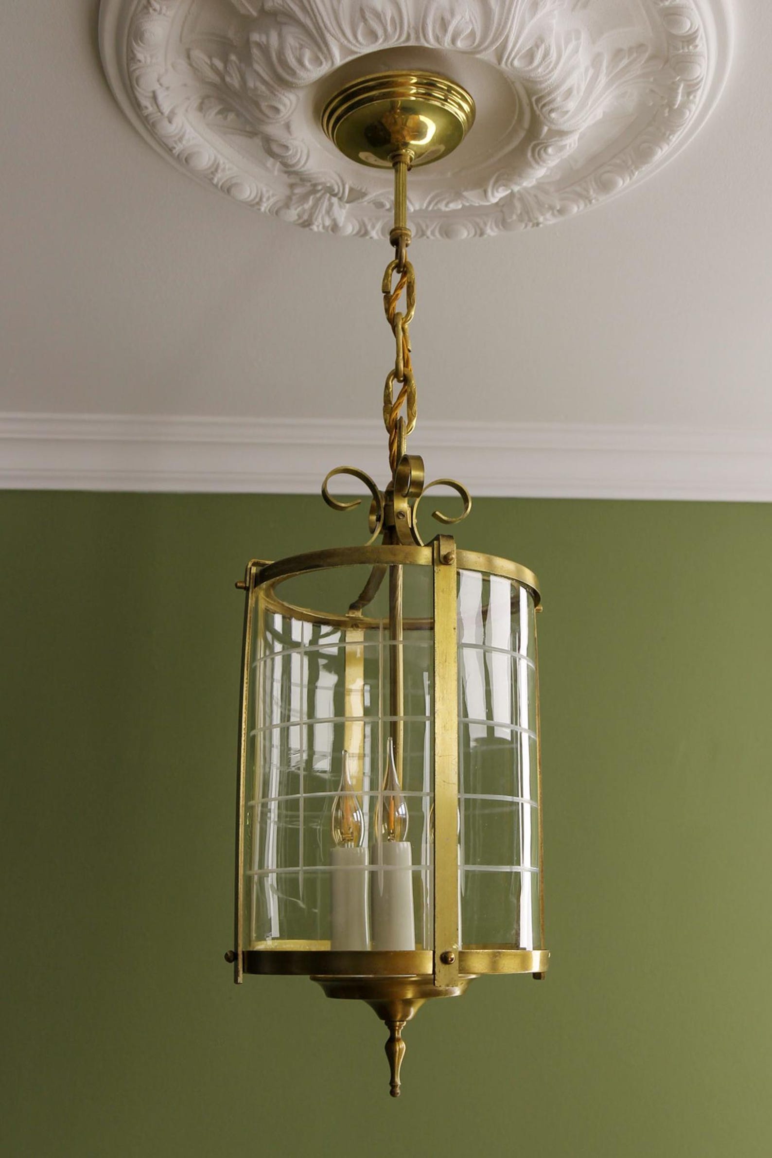 French Round Hanging Lantern, 1920s - Etsy