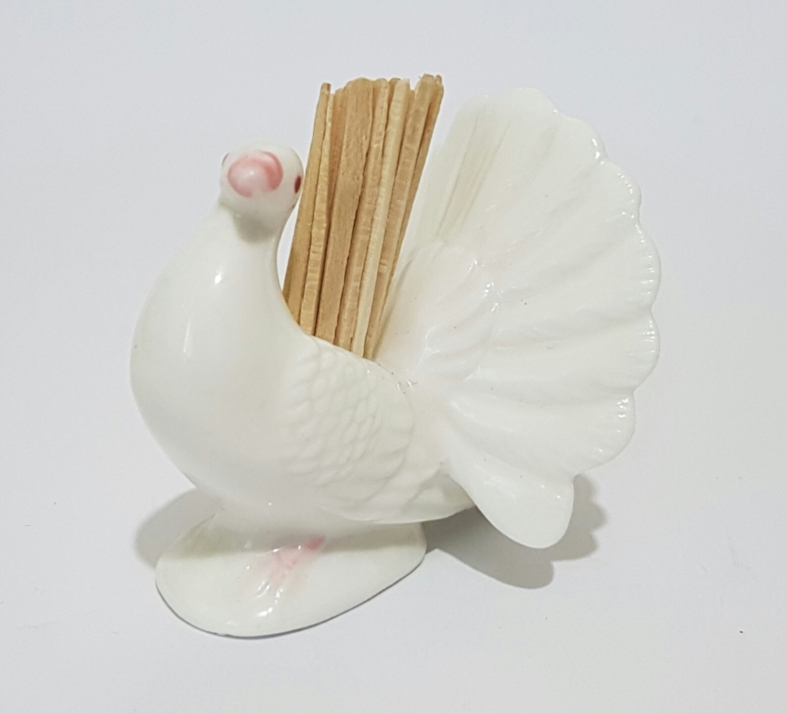 Swan Porcelain Toothpick Organizer Cecysasianshop - Etsy