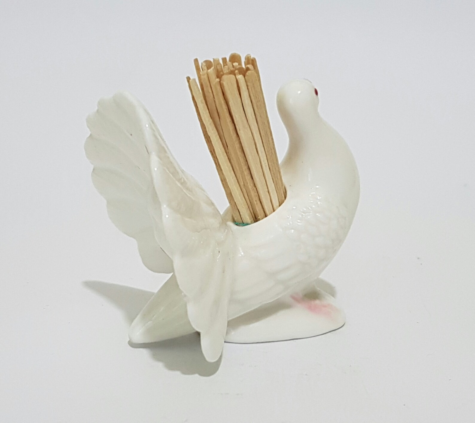 Swan Porcelain Toothpick Organizer Cecysasianshop - Etsy