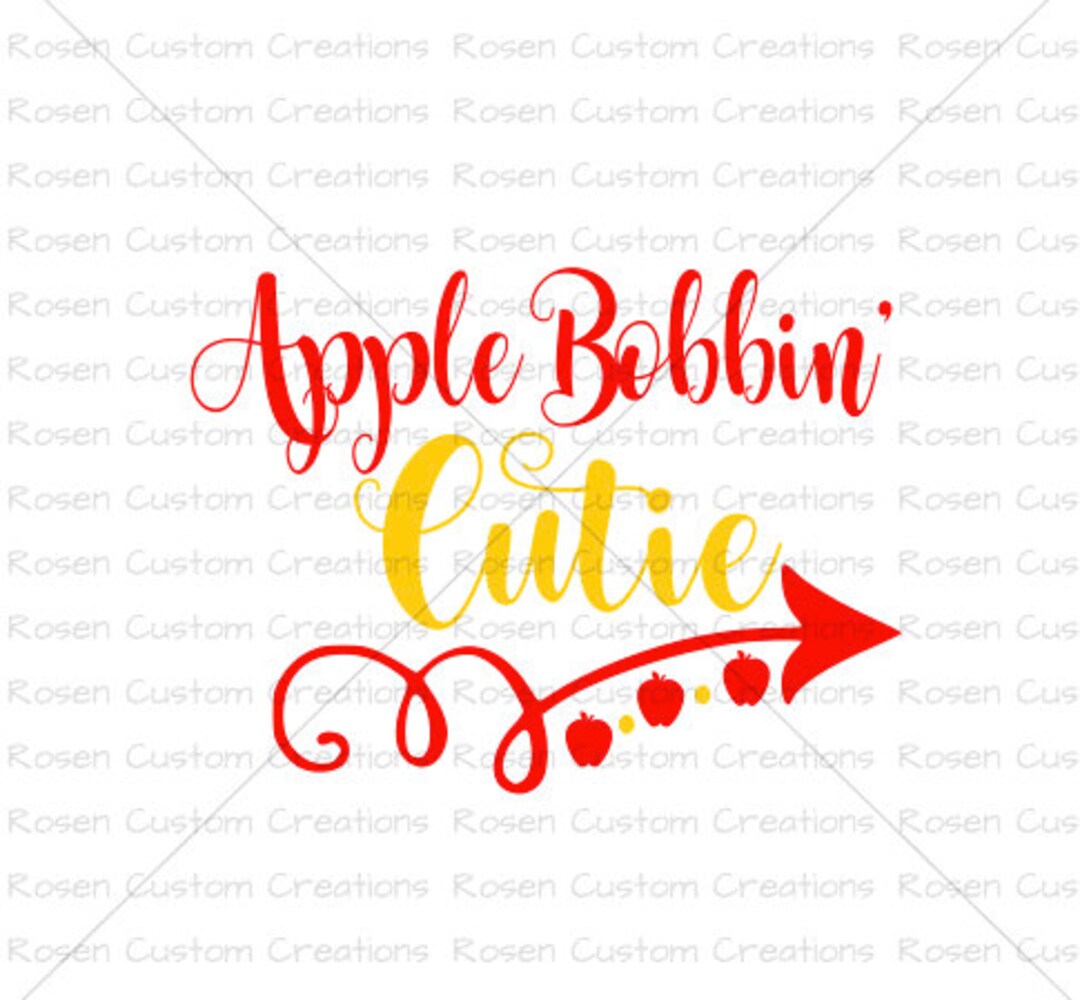 Fall Svg. Apple Svg. Apple Picking Svg. Bobbin for Apples. Harvest Svg ...