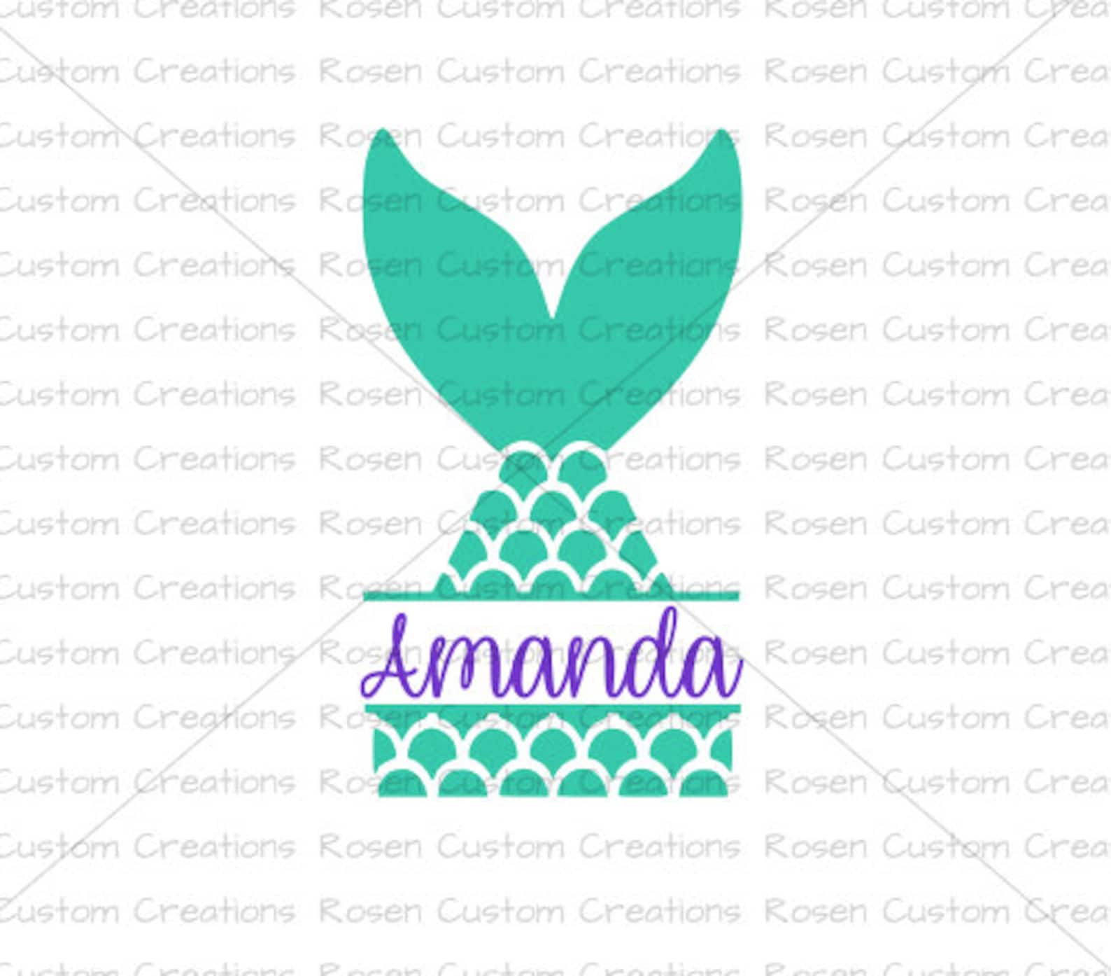 Mermaid Tail. Mermaid Split Tail. SVG. Summer. Vinyl. Mermaids ...