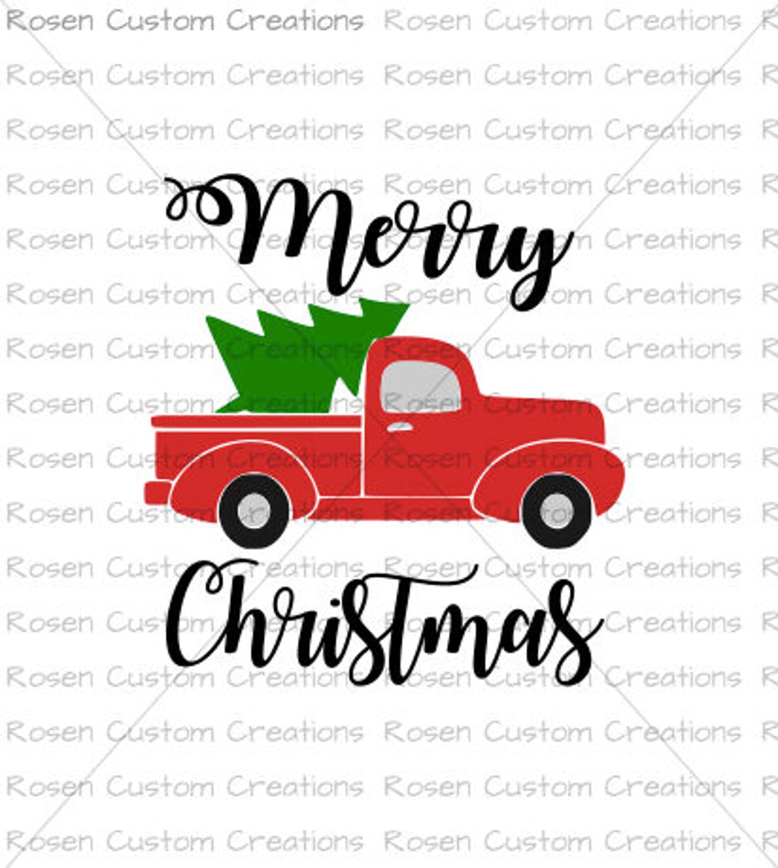 Christmas Truck Svg. Christmas. Holiday. Cherish. Pickup Truck. Family ...