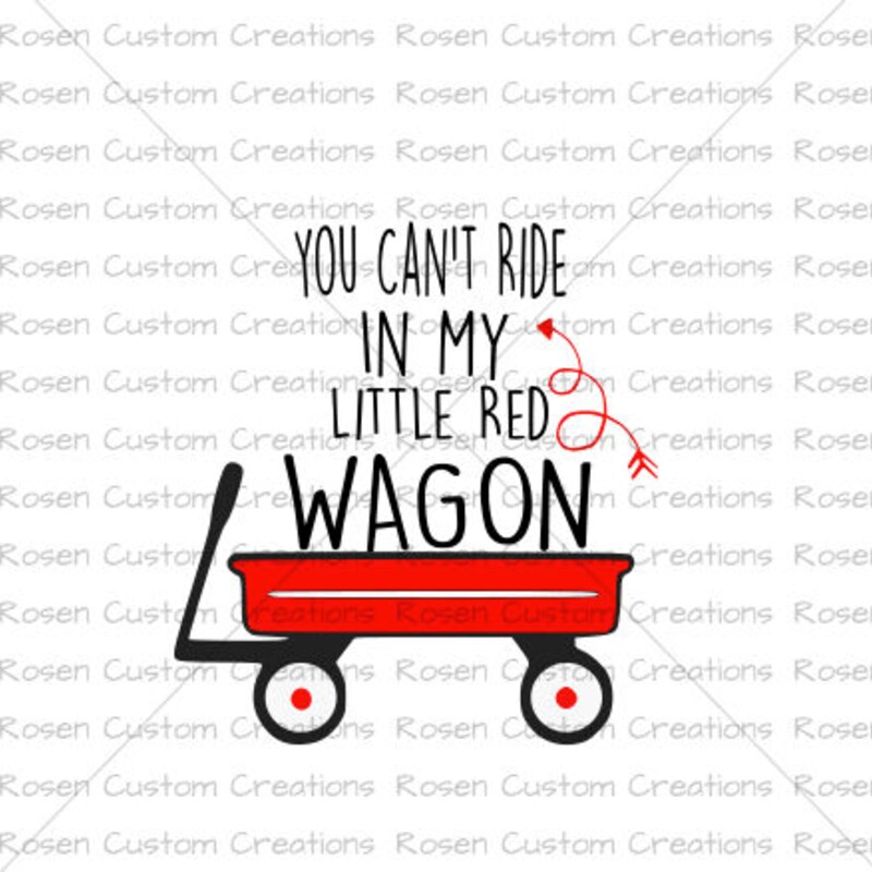 Little Red Wagon - Etsy
