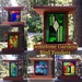 Stained Glass Bird Feeders, Glass Art, Bird Watching, Backyard Decor ...