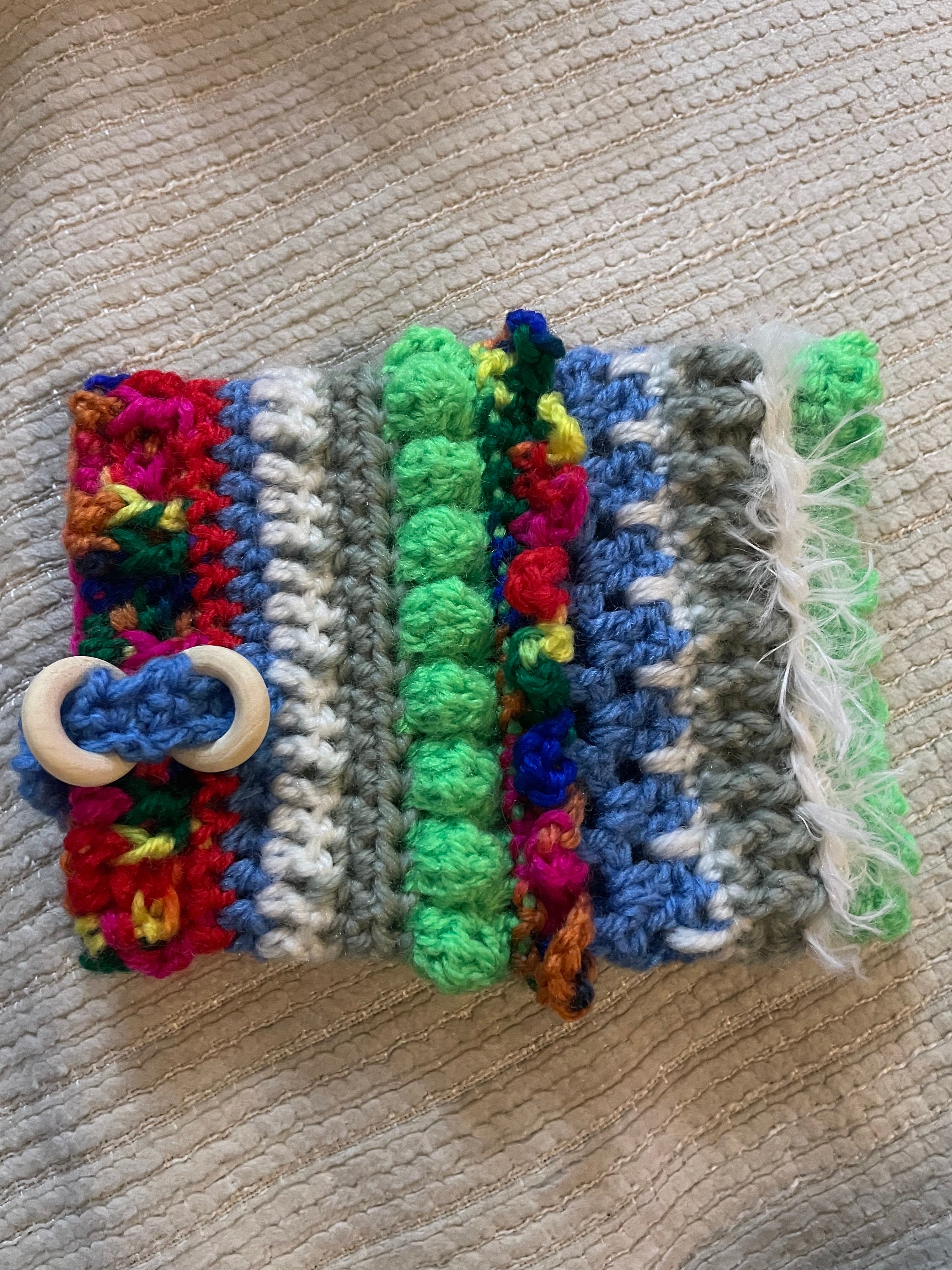 Crochet Twiddle Cuff - Etsy UK