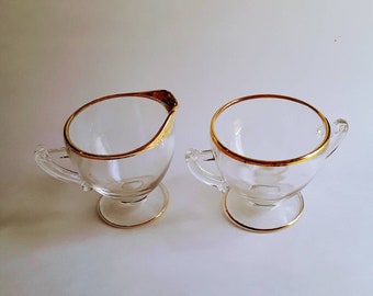 Gold Rimmed Sugar Bowl - Etsy