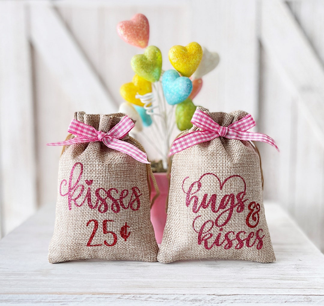 Mini Valentines Sack, Valentines Day Decor, Tiered Tray Decor ...