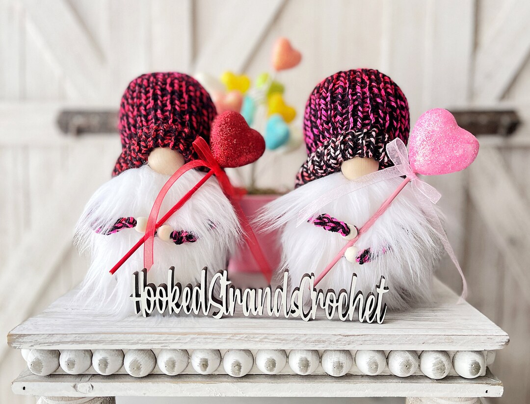 Heart Gnome, Valentines Day Gnome, Tiered Tray Decor, Valentines Decor ...
