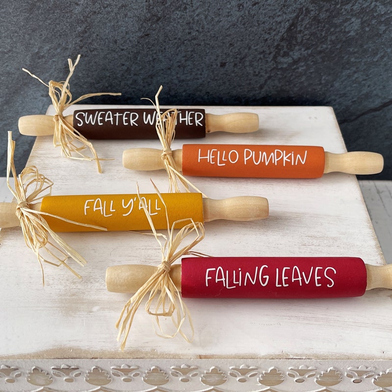 Fall Rolling Pin - Etsy