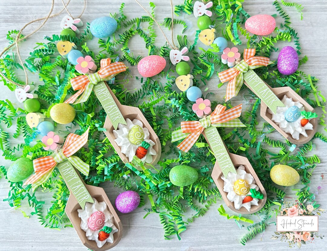 Easter Scoop, Easter Decor, Tiered Tray Decor, Decorative Scoop, Table ...